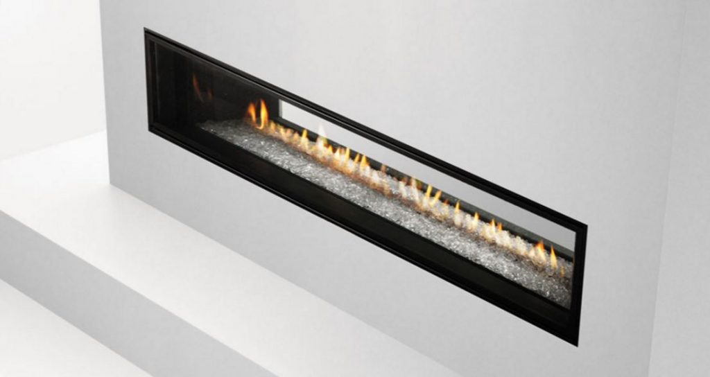 Heat n Glo Mezzo See-Thru Linear Gas Fireplace - Newtown Fireplace Shop